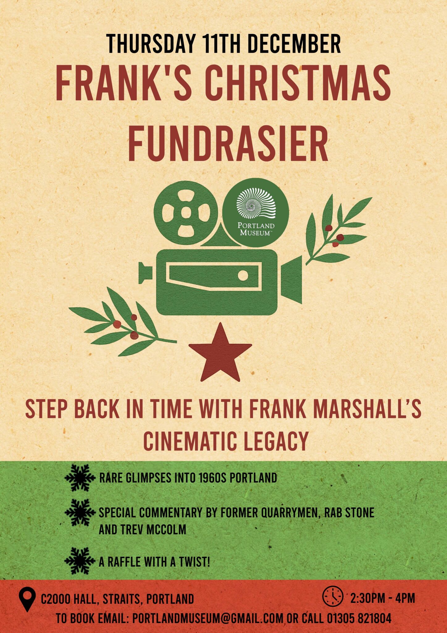 Frank’s Christmas Film Fundraiser – Portland Museum
